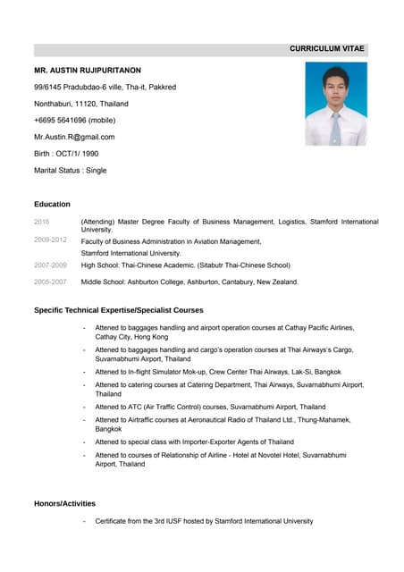 Fadwa Hassan CV pdf y | PDF | Logistics and Transportation Industry | Industries