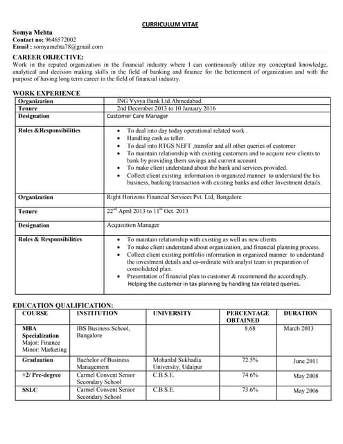 Resume Ravi Sharma | PDF