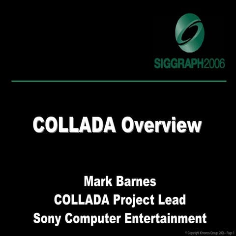 07 Collada Overview | PDF