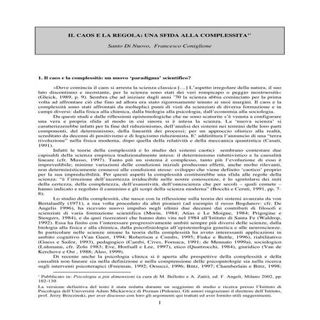 07 complessità e caos | PDF