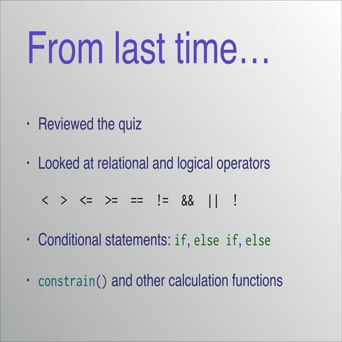 7. Conditionals II | PPT