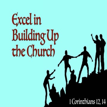 Excel in Building Up the Church | PDF
