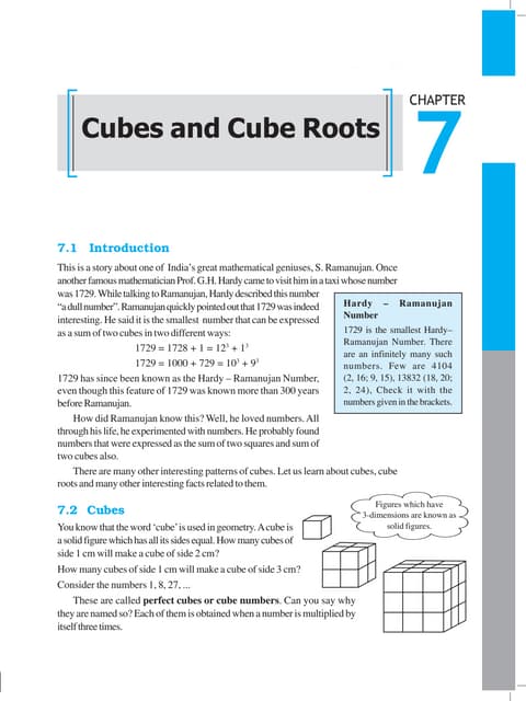 Class Viii Maths Cube And Cube Roots Pptx Games And Puzzles Hobbies And Interests