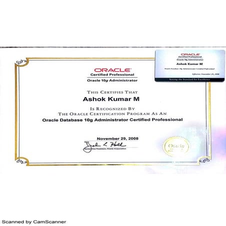 Oracle 10g OCP | PDF