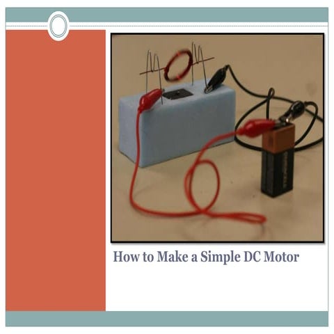 CBSE Class 12 Physics Investgatory Project file "SIMPLE DC MOTOR" | PPTX