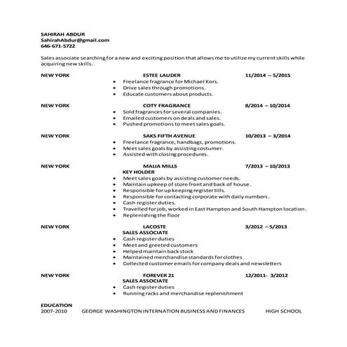SAHIRAH ABDUR RESUME | DOCX