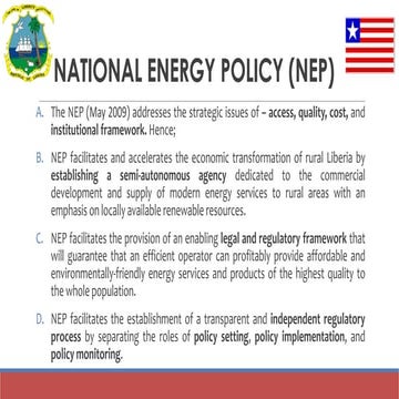 Abidjan | Mar 17 | National Energy Policy (NEP) | PDF