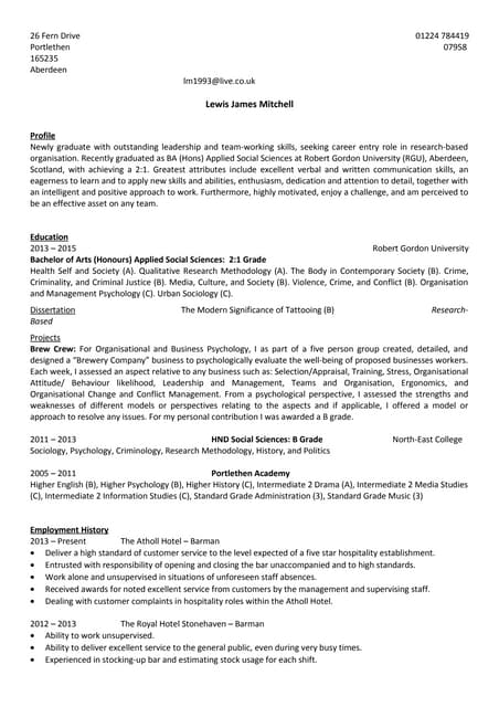 Kieran Ball CV edited | PDF