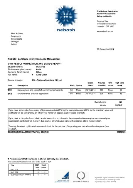 Vetassess Outcome Letter | PDF