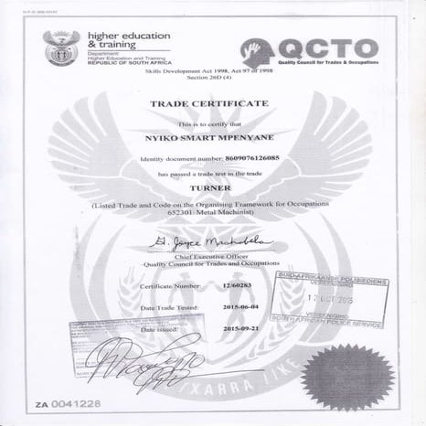 TURNER TRADE TEST | PDF