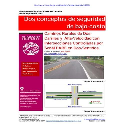 07 fhwa 2008 sv bajo costo i cr2c resumen fisi | PDF