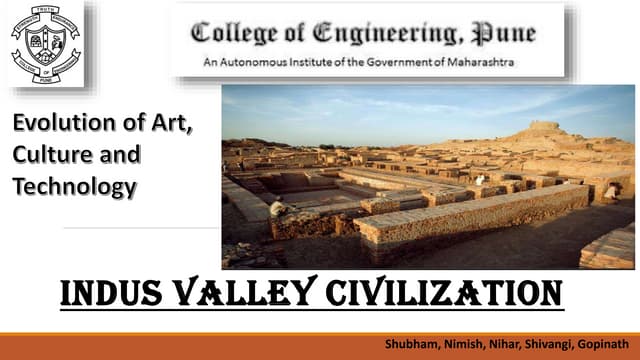 Indus Valley Civilization | PPTX