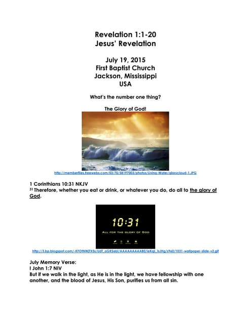 Revelation (Bible Study) | PPTX | Christianity | Religion & Spirituality
