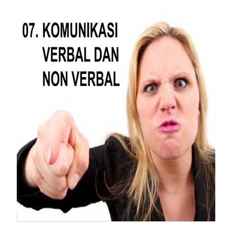 07 komunikasi verbal dan non verbal v2 | PDF