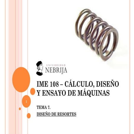 -07_MABH_Diseno_de_resortes calculos y tipos de resortes | PDF