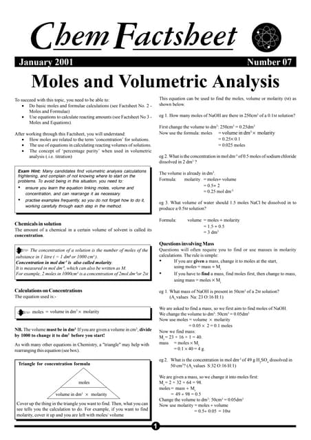 Before, Change, After (BCA) Tables for Stoichiometry | PPT