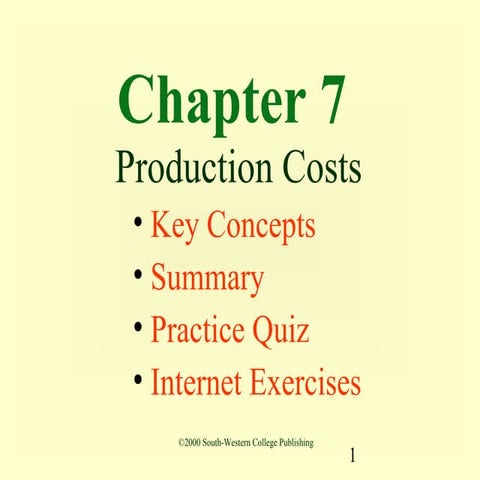 07 production costs | PPT