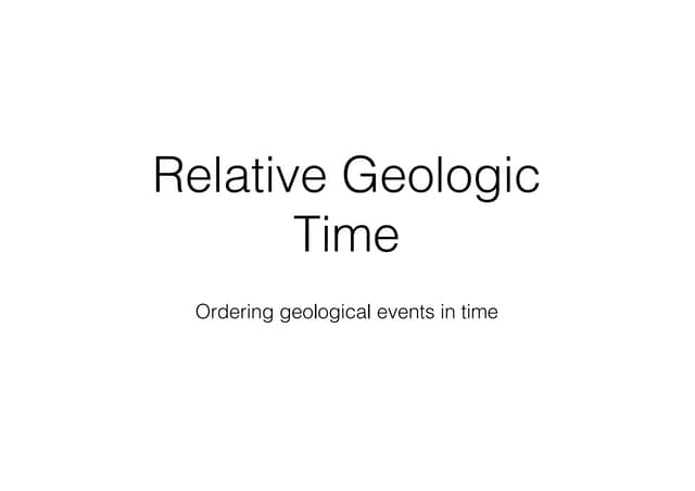 Unconformities | PPTX