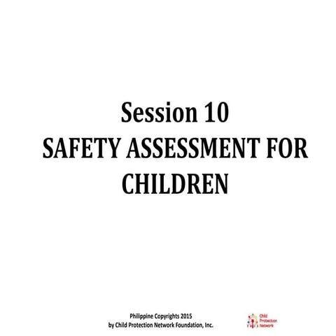 07 safety assessment-for-children | PPT