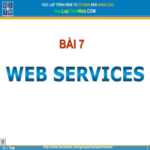 Bài 7 - Web Services Asp.net