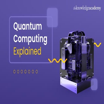 What Is Quantum Computing. Explore the groundbreaking field of Quantum Computing. | PPT