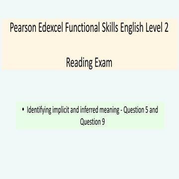 FS English Level 2 - July 8, 2023 (Reading Finding meaning). | PDF