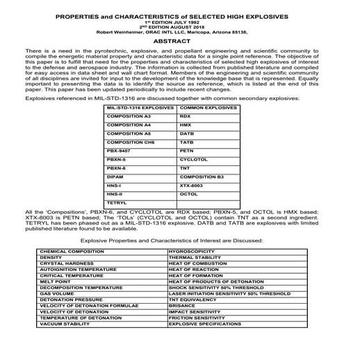 Explosives and its classification | PDF