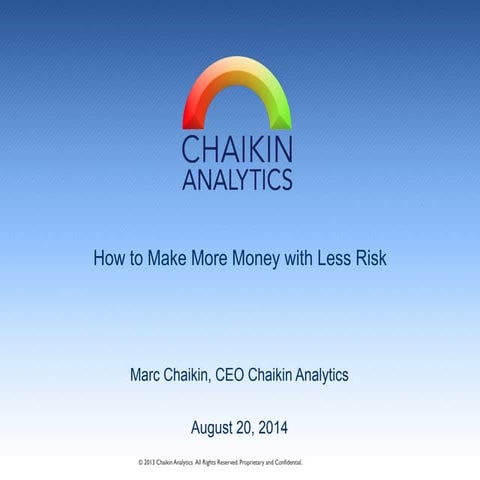 How to Make More Money with Less Risk | PDF