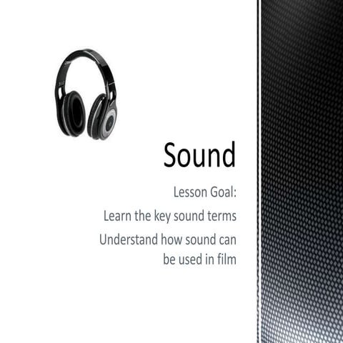 .Sound terms in film | PPT