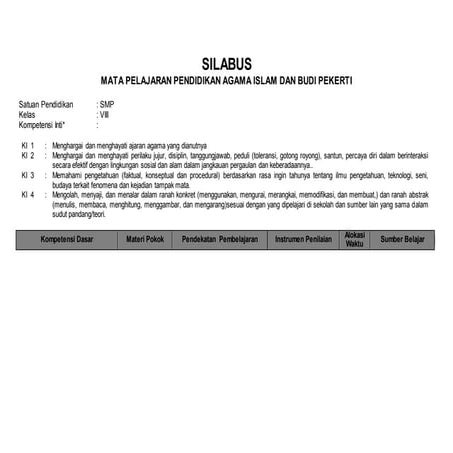 08. silabus pai kls 8 2013 | PPT