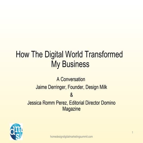 How the Digital World Transformed My Business by Jaime Derringer and ...