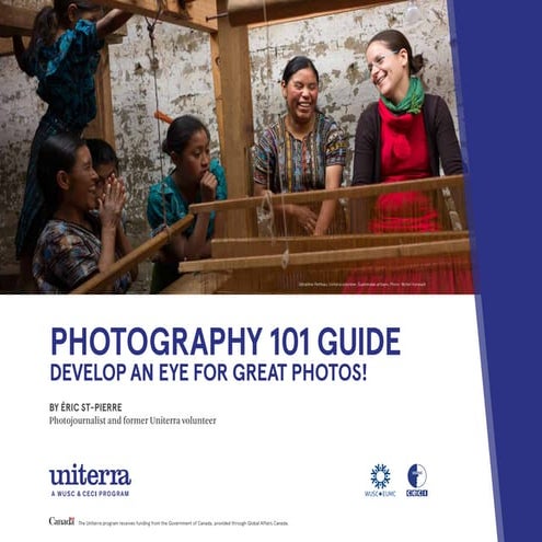 08. Photography 101 guide. Develop an eye for great photos! author Eric ...