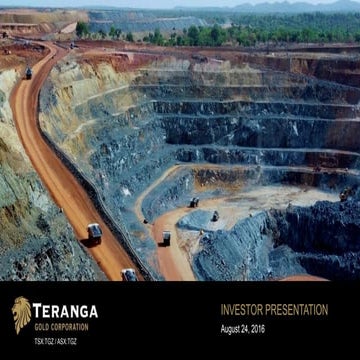 teranga gold swiss mining presentation | PDF