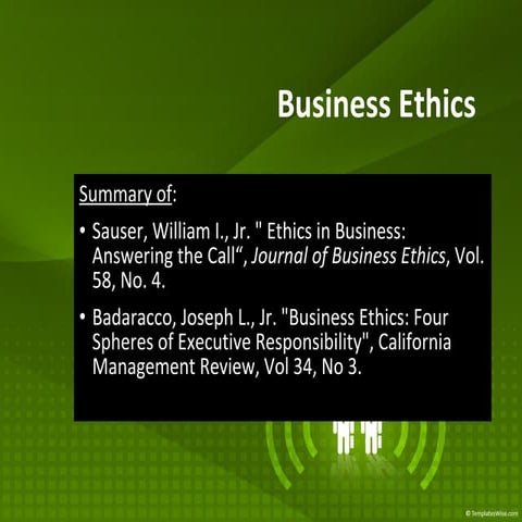 Business Ethics | PPT