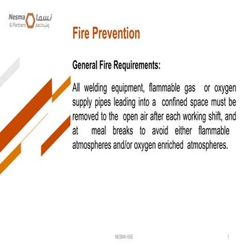 fire watch traning for construction crew | PPTX