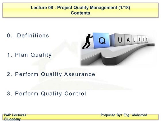 Quality Management In Construction | PPTX | Construction Industry ...