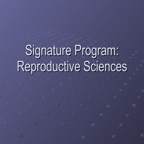 08 Reproductive Sciences | PPT