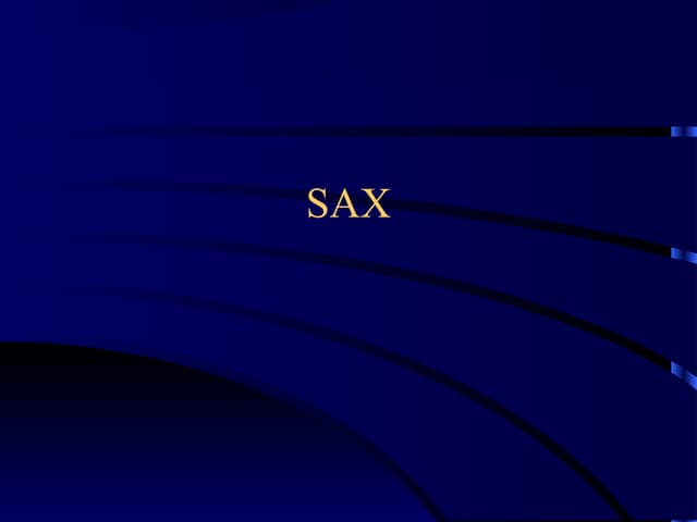 Xml Sax Parsing Ppt Web Development Internet