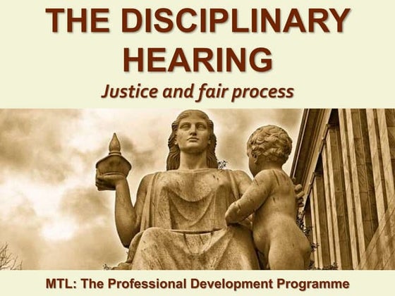 Conducting a disciplinary_hearing | PDF