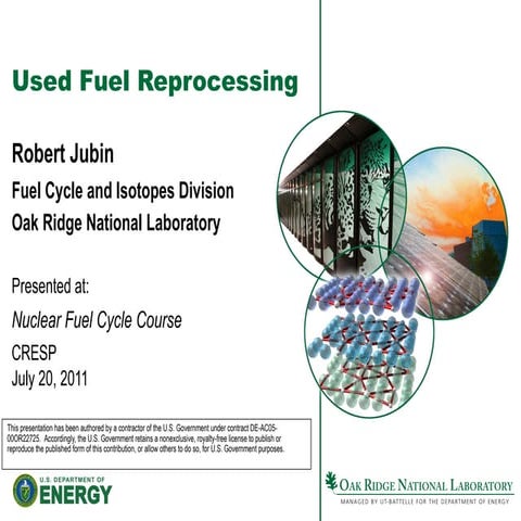 08 used fuel reprocessing | PDF