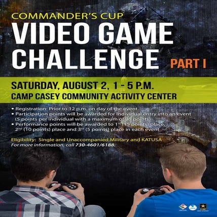 Commander's Cup Video Game Challenge | PDF