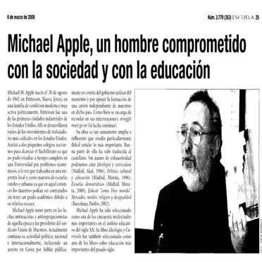Michael Apple | PDF