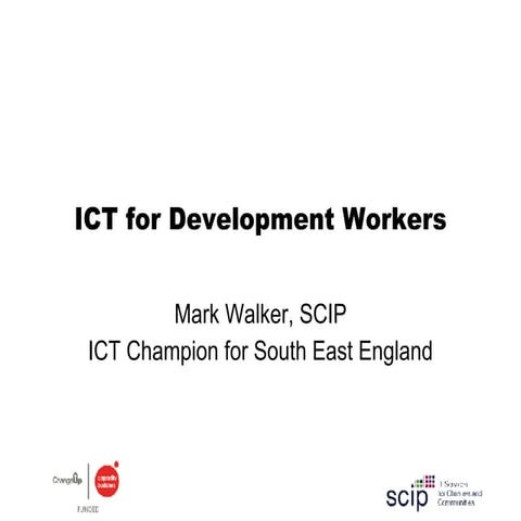 ICT for Development Workers | PPT