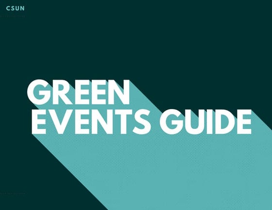 PACES Green Events Guide | PDF