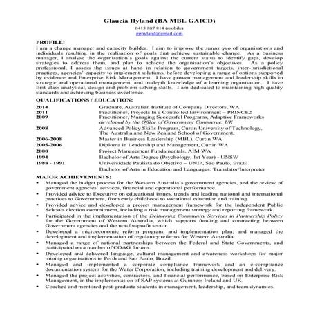 CV GH Linkedin July 2015 | PDF