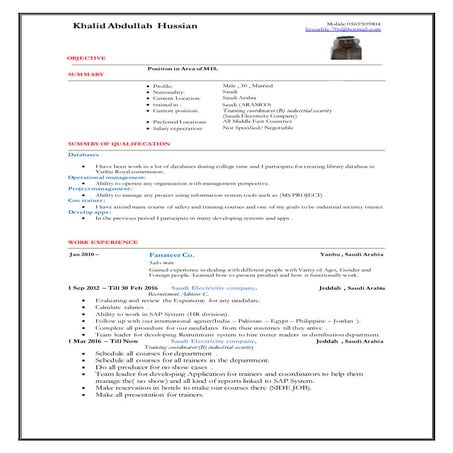 Mohammed Alharbi Resume | DOCX