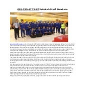 Sekolah Staff Bandara - Perumperindo.co.id