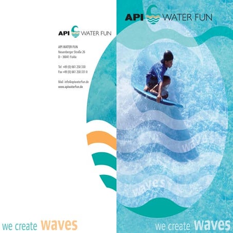 API Water Fun - Water leisure | PPT