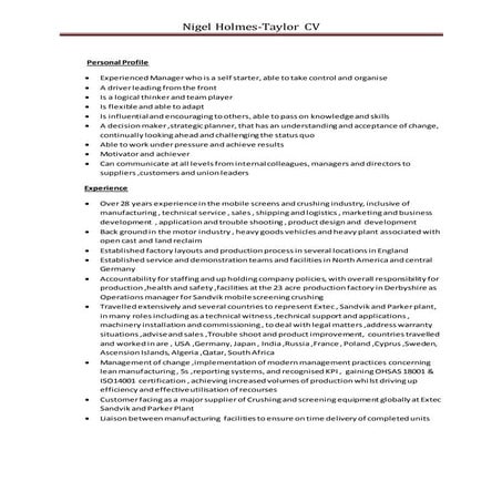 Davids CV internet | DOC