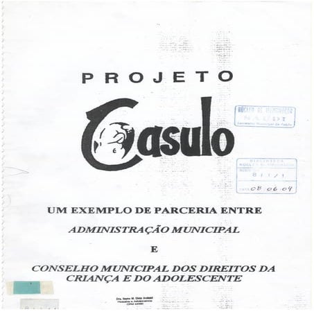 0811-L - Projeto casulo | PDF